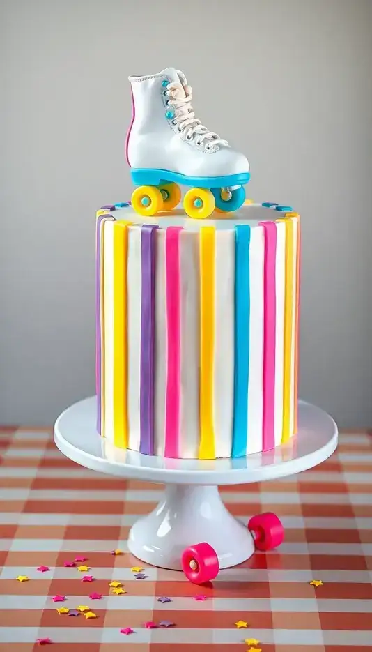 20 Awesome Roller Skate Cake Ideas to Spark Sweet Fun | Cake Ideas Now