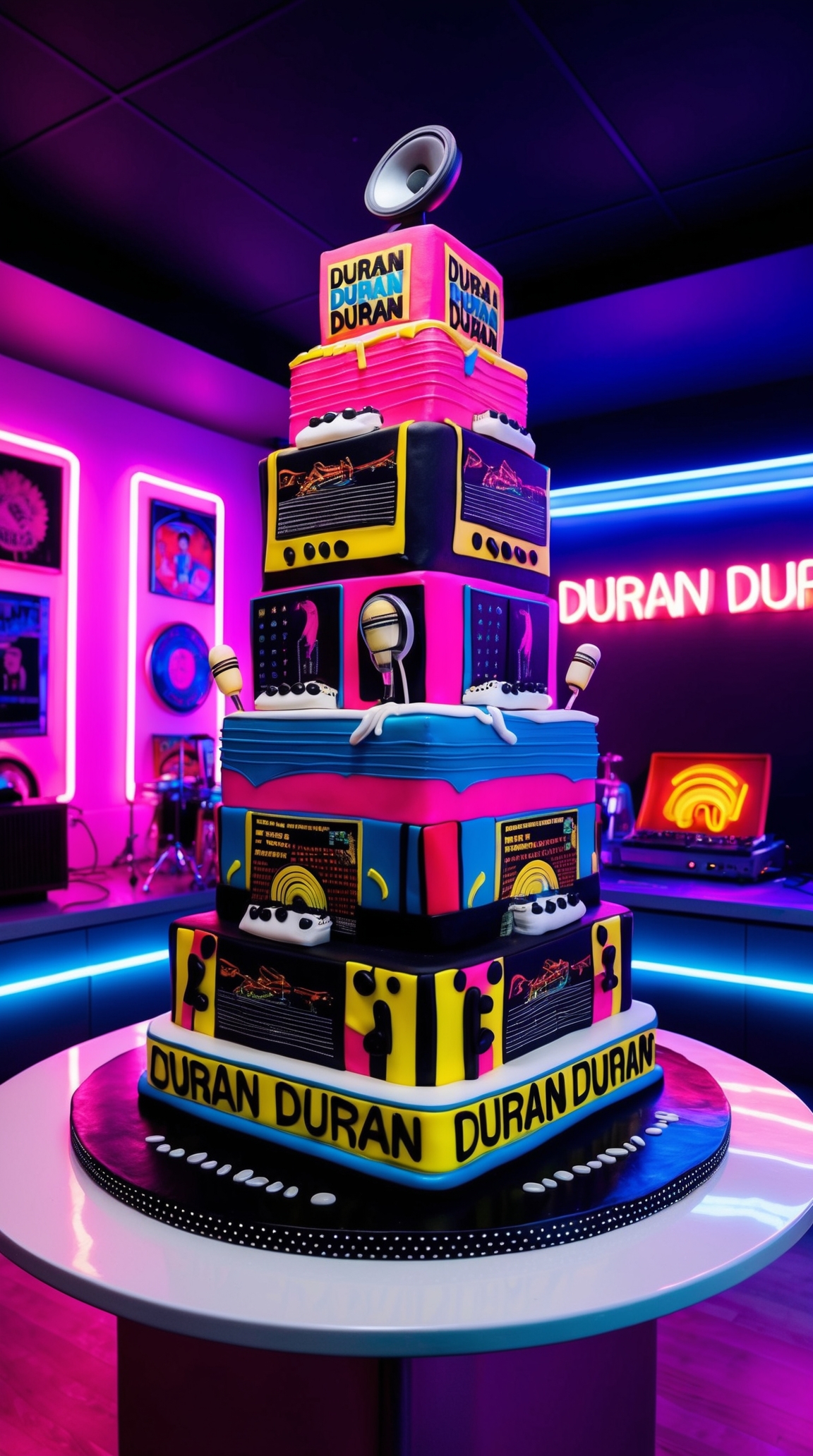 40 Fun 80's Party Cake Ideas to Bring Back Retro Vibes - CakeIdeasNow