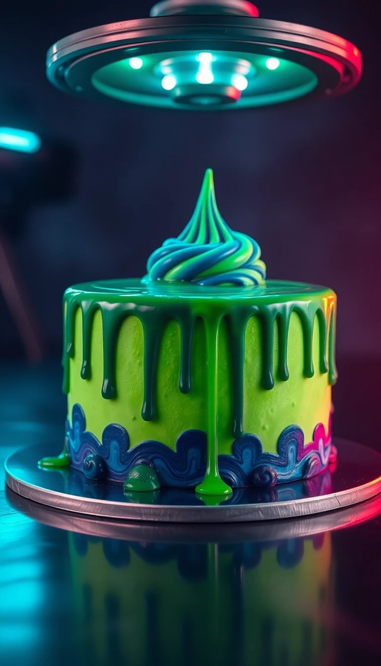 Delight Your Kids with This Fun 32 Edible Slime Cake - CakeIdeasNow
