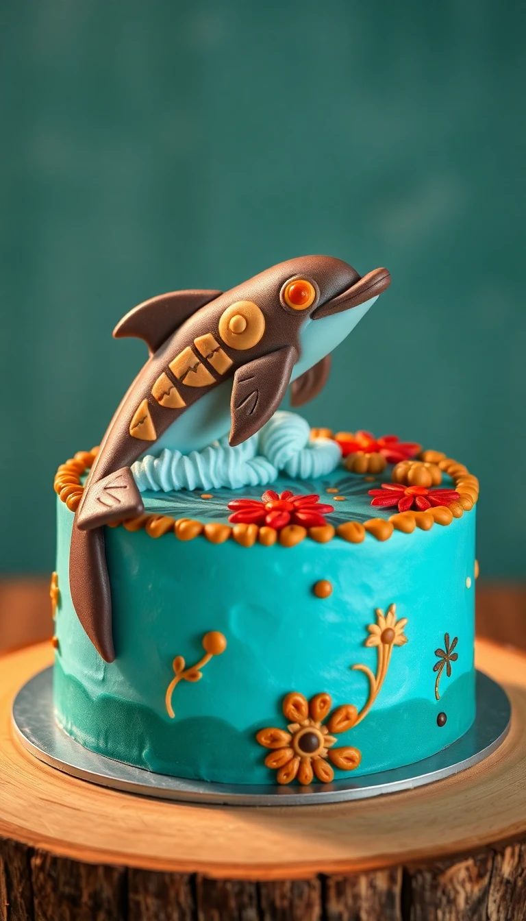 31 Creative Dolphin Cake Ideas for a Splashing Celebration - CakeIdeasNow