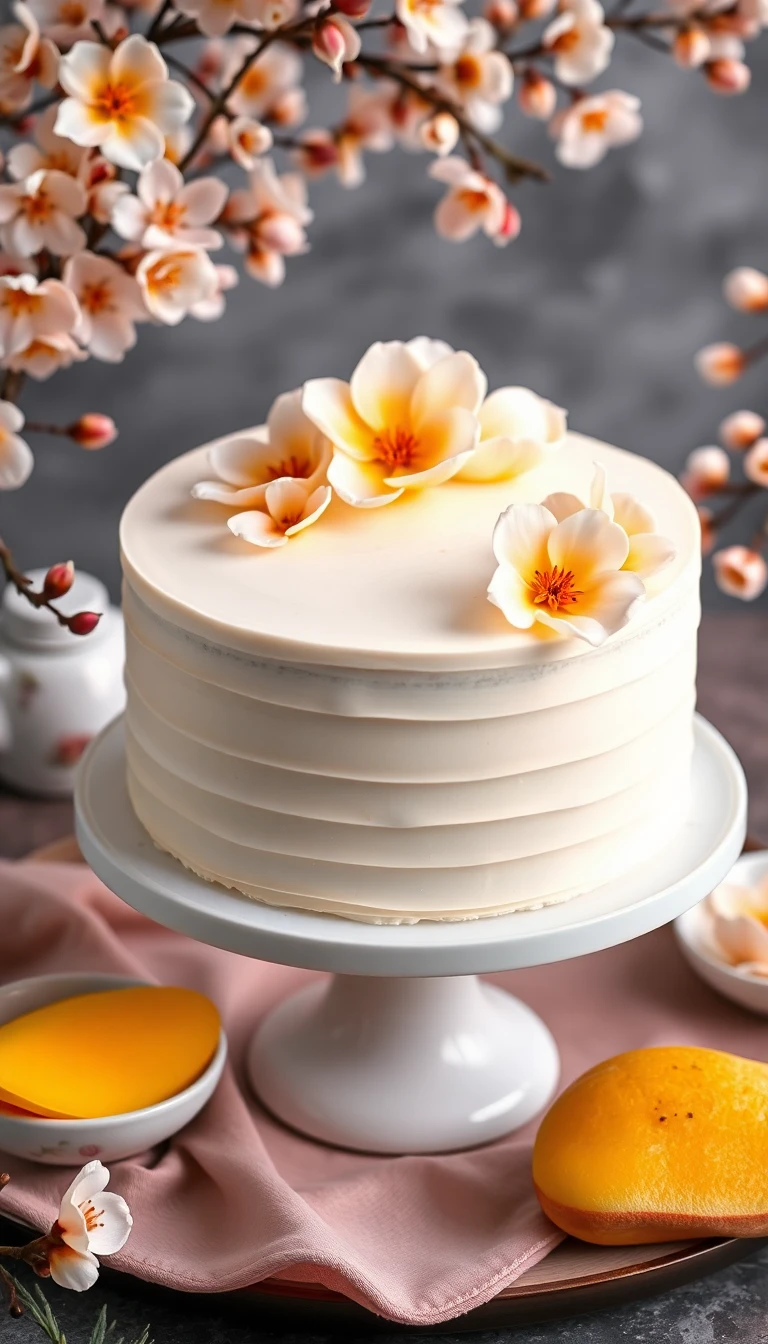 31 Mango Cake Ideas That Are Sweet and Tropical - CakeIdeasNow
