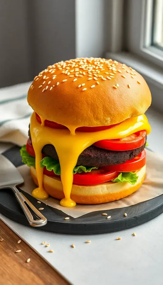 20 Awesome Hamburger Cake Ideas to Sweeten Your Party Fun - CakeIdeasNow