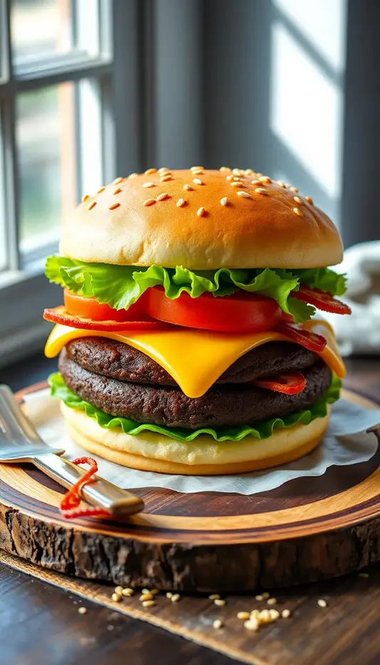 20 Awesome Hamburger Cake Ideas to Sweeten Your Party Fun - CakeIdeasNow