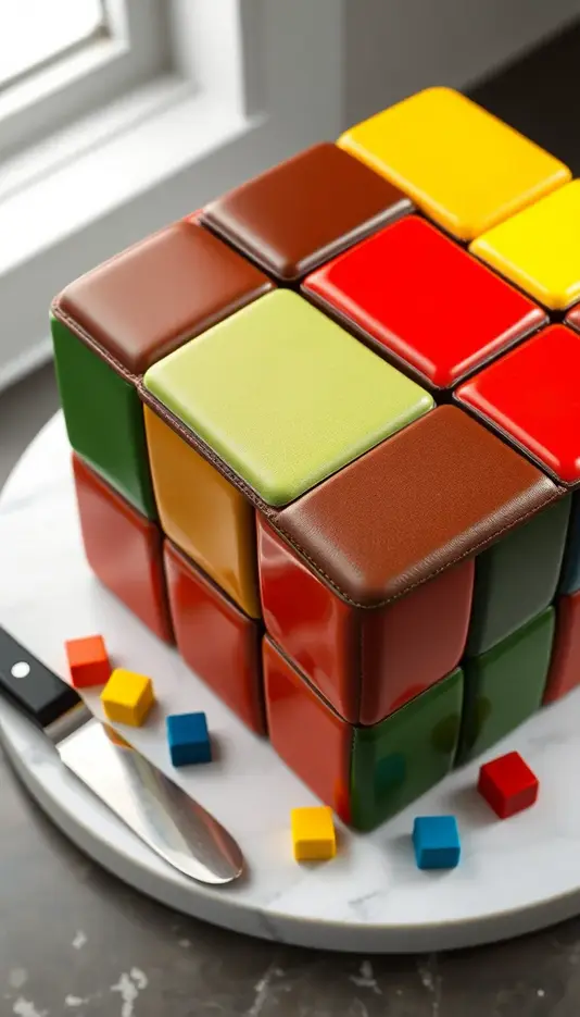 20 Awesome Rubik's Cube Cake Ideas to Brighten Any Party - CakeIdeasNow