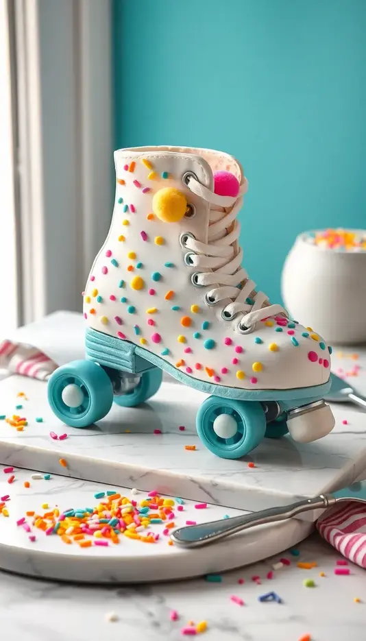 20 Awesome Roller Skate Cake Ideas to Spark Sweet Fun - CakeIdeasNow