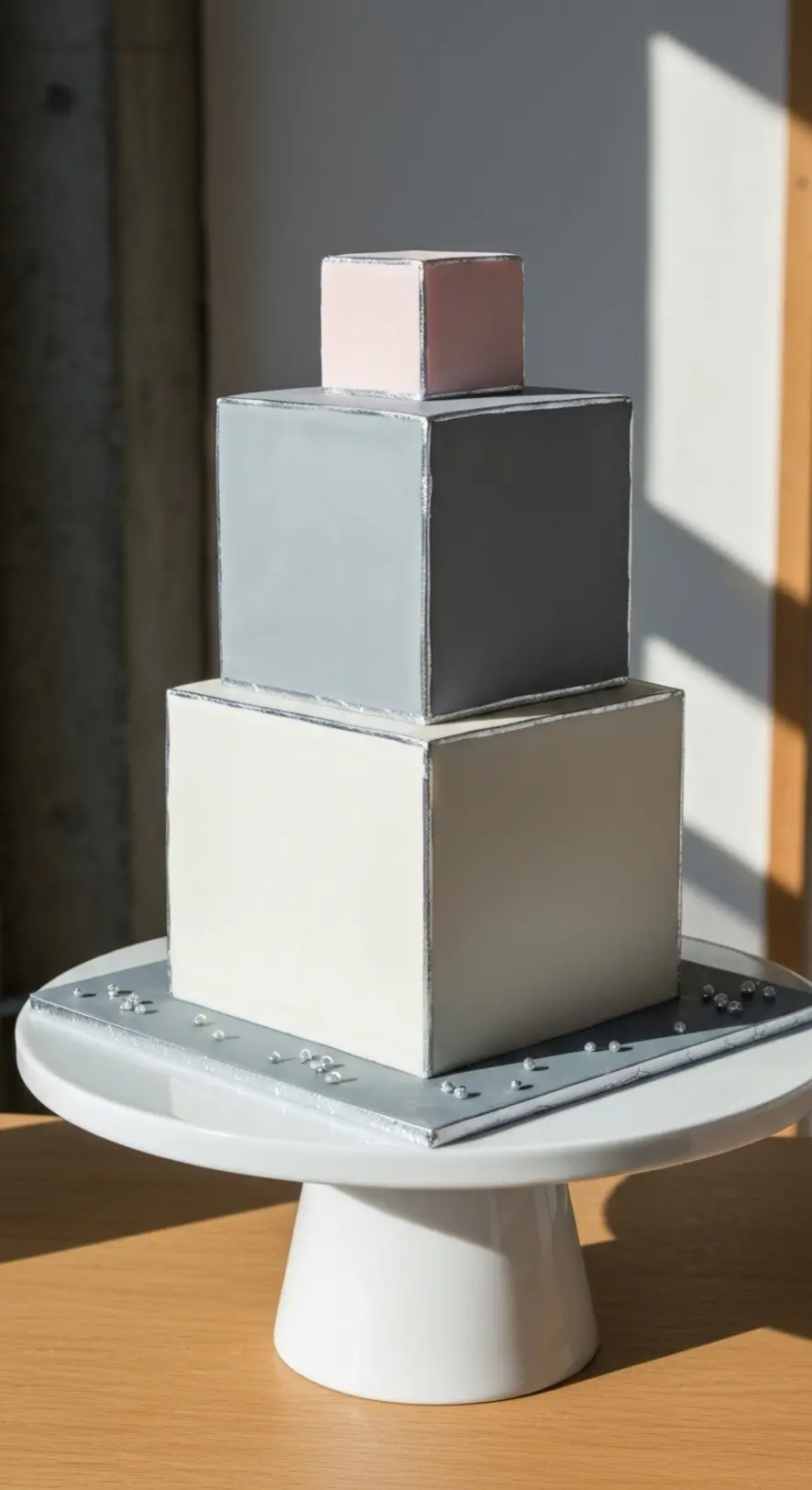 20 Stunning Simple Geometric Cake Designs to Inspire You - CakeIdeasNow