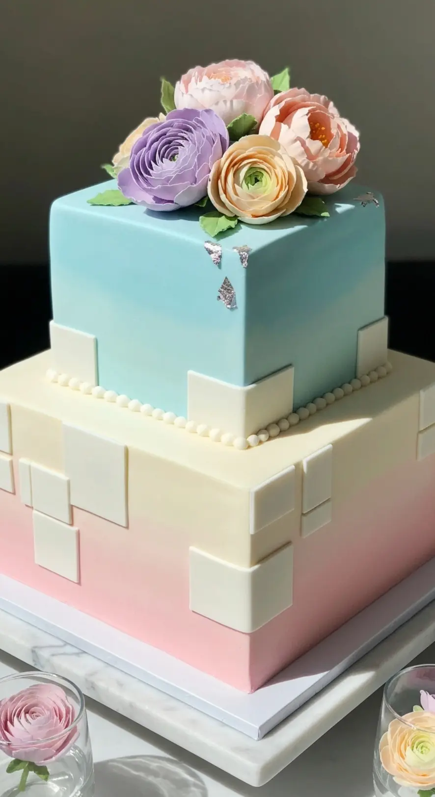 20 Stunning Simple Square Cake Ideas to Inspire You - CakeIdeasNow